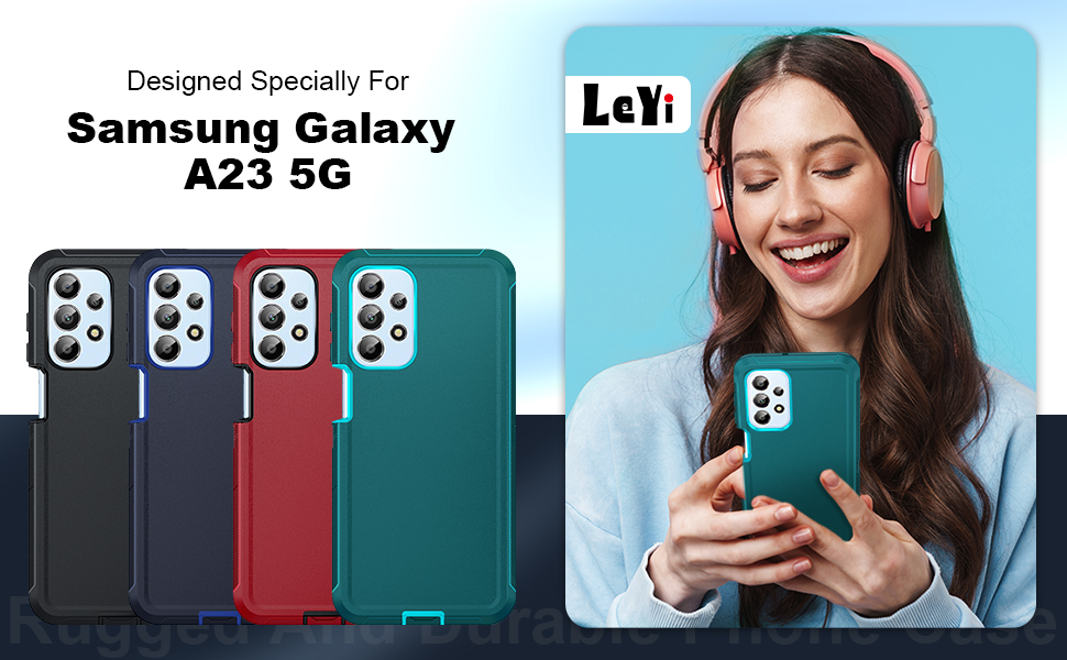 Amazon.com: LeYi for Samsung Galaxy A23-5G Case: A23 Phone Case [Not Fit A23 5G UW Verizon] with ...