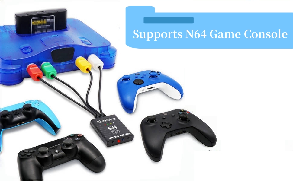 Wireless Controller Adapter Unterstützt 4 Spieler, Bluetooth Multiplayer Controller Konverter ...