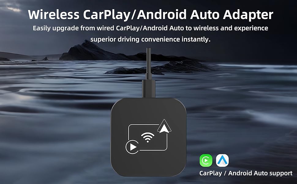Amazon.com: Wireless CarPlay/Android Auto Adapter USB/UBS C for Factory Wired Cars (Model Year ...