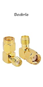 Amazon.com: Boobrie SMA Coax Adapter SMA 90 Degree Connector SMA Male to SMA Male Right Angle ...