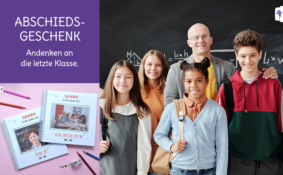 Abschiedsgeschenk Lehrerin Erzieherin, Erinnerungsbuch Lehrer zum Abschied in die Karenz, den ...