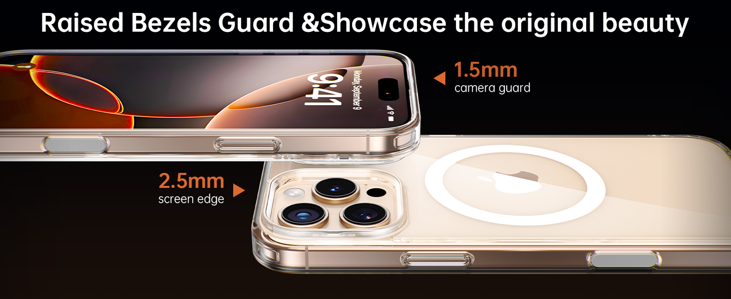 Amazon.com: Meifigno for iPhone 16 Pro Case with Sensitive Camera Control Capture Button, [Not ...