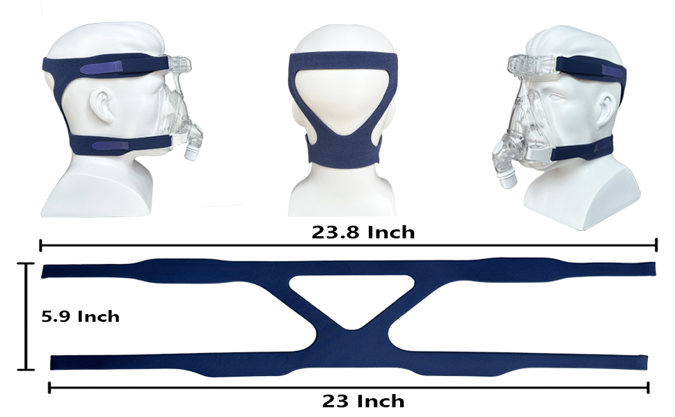 Amazon.com: GJX 2 Packs Universal CPAP Headgear Closed Edges Replacement Headgear Strap CPAP ...