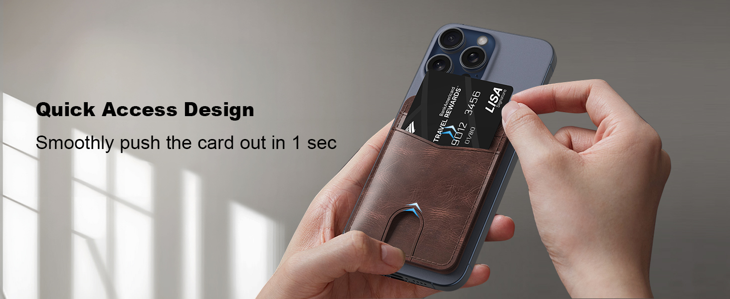 Amazon.com: typecase Magnetic Wallet Compatible with Magsafe: Magnetic Phone Wallet & Card ...