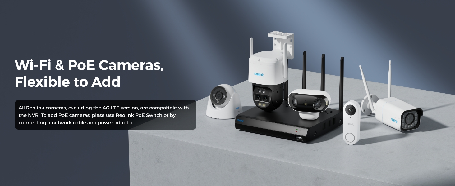 Amazon.com: REOLINK 4K Wi-Fi 6 Security Camera System with IK10 Vandal ...