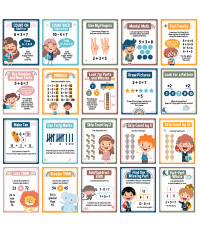 Amazon.com: 20 Math Strategies Poster - 11x14in Math Bulletin Board ...