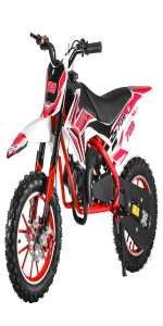 Amazon.com: 49cc 2-Stroke Mini Gas Motorbike Dirt Bike Pocket Bike,Off Road Trail Bike Dual ...