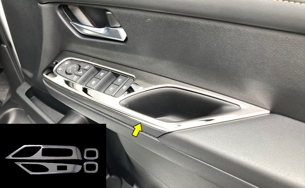 Amazon.co.jp: BM セレナ C28 ウィンドウスイッチパネル ガーニッシュ メッキ ステンレス 鏡面仕上げ アクセサリー 内装 パーツ 6268: 車＆バイク