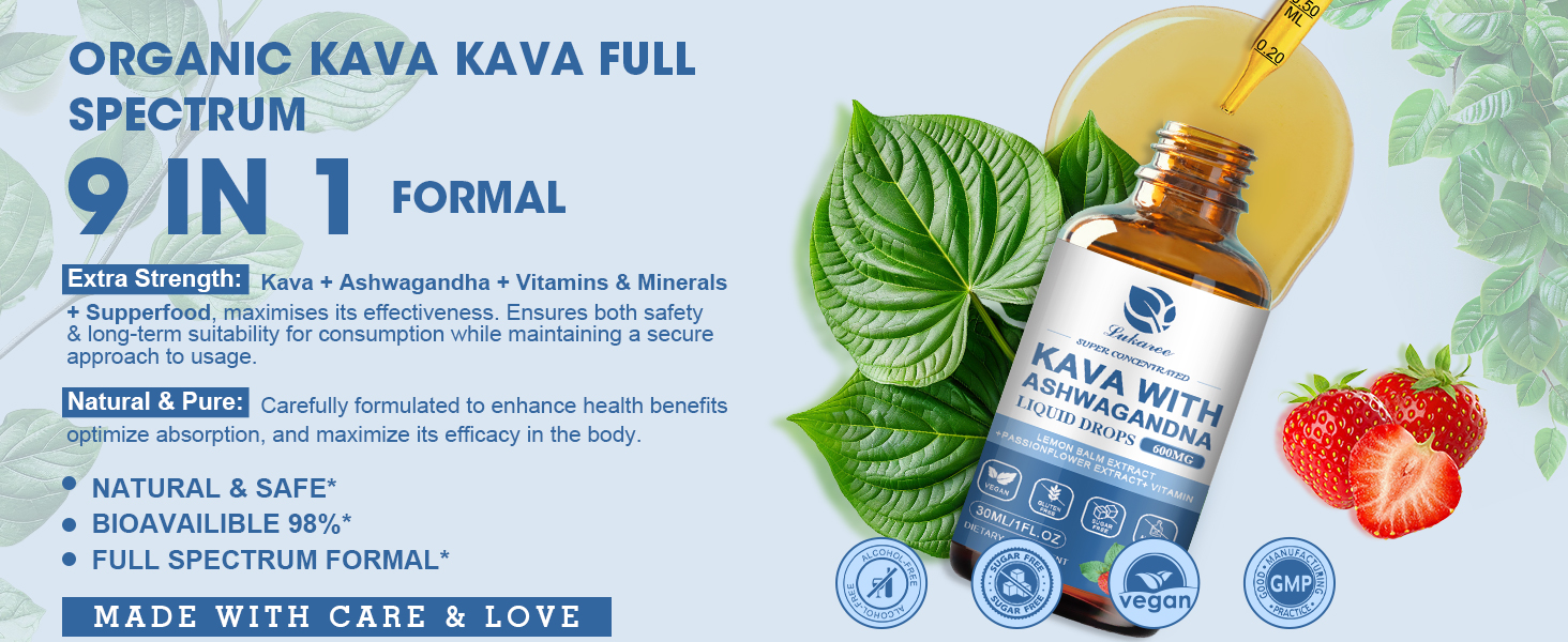 Amazon.com: Lukaree (2 Pack) Kava Kava Root Extract Supplement - Calming High Concentration Kava ...