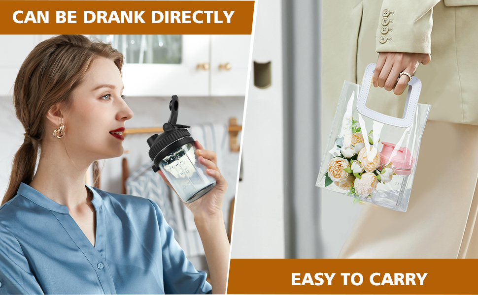 Amazon.com: Cobeda Overnight Oats Containers with Lids and Spoons and Clear Tote Bag, 4 Pack ...