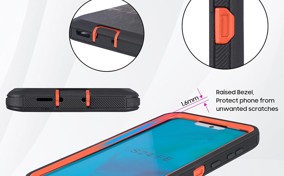 Amazon.com: Thousandgear Compatible for Samsung Galaxy S25 2025, Built in Screen Protector, Belt ...