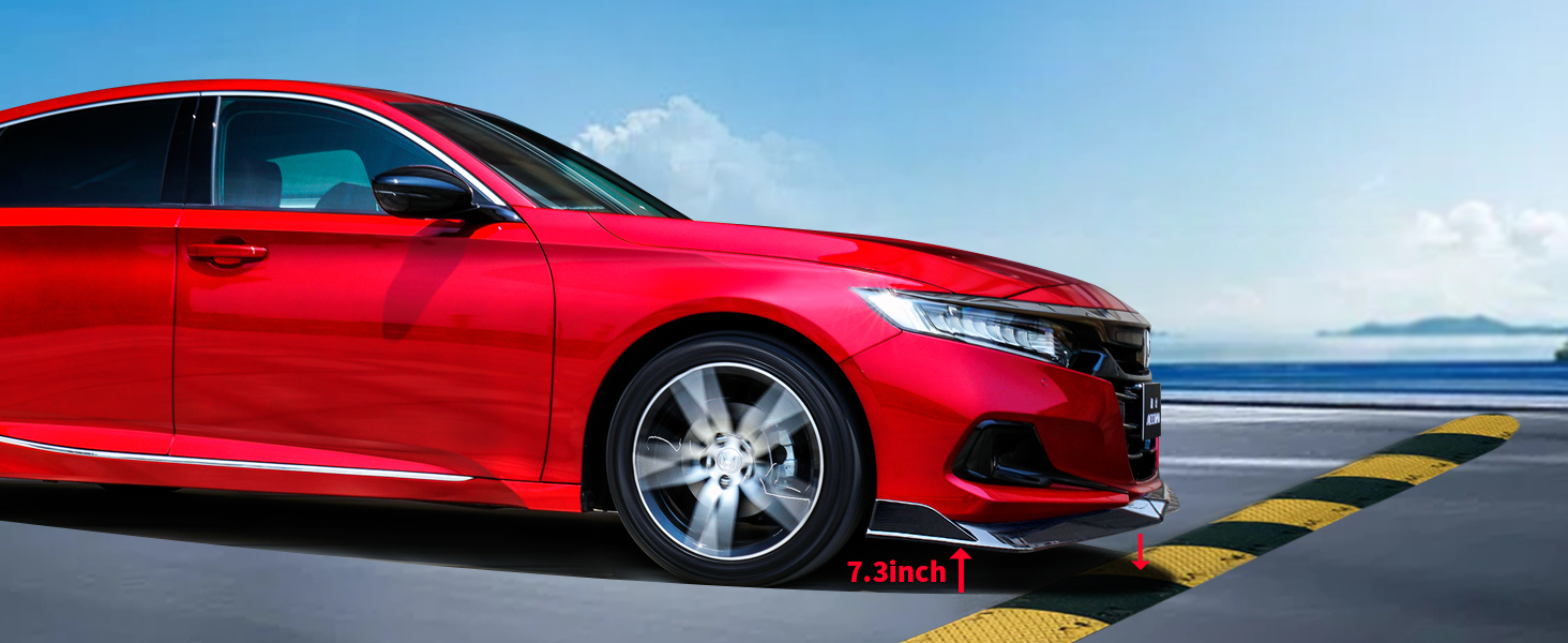 Amazon.com: Archaic Front Bumper Lip Compatible for Honda Accord 10.5th Sedan SE/EX-L/LX/Sport ...