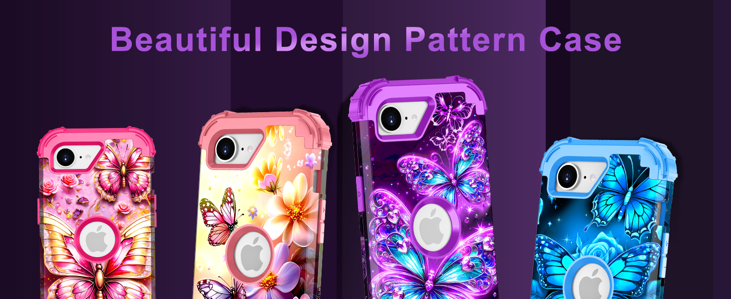 Amazon.com: Casetego for iPhone 16e Case 2025,Glow in The Dark Three Layer Heavy Duty Sturdy ...