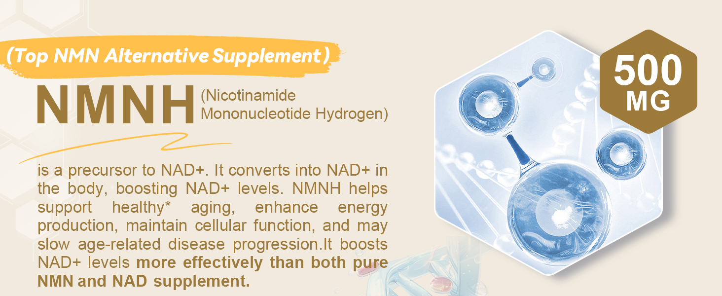 Amazon.com: Totaria NMNH (Dihydronicotinamide Mononucleotide), NMN Alternative Supplement w ...
