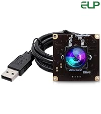 Amazon.com: ELP 8mp USB Camera Module with Microphone Autofocus PC Camera for Computer 4K ...
