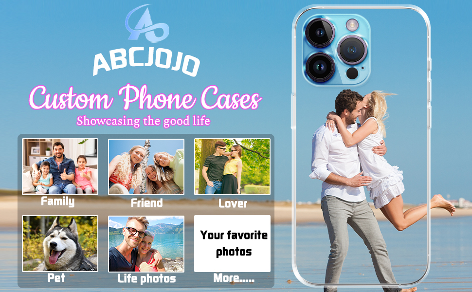 Amazon.com: ABCJOJO Personalized Custom Phone Case for iPhone 17 16 15 14 13 12 11 Pro Max Mini ...