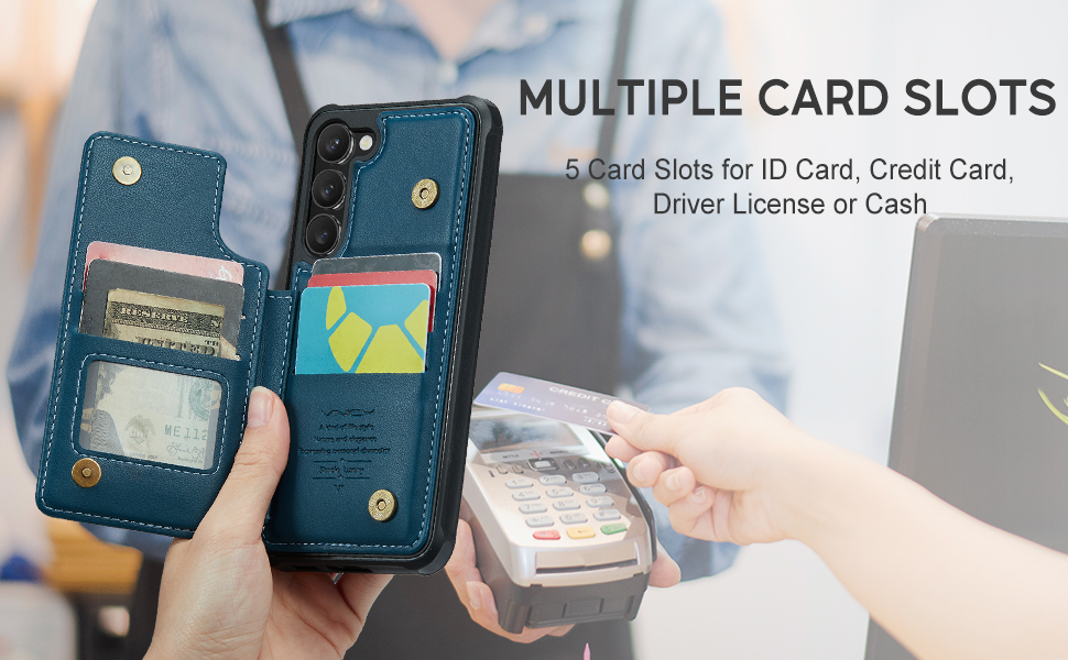 Amazon.com: Vinich for Samsung Galaxy S23 Plus Wallet Case with Card Holder, RFID Blocking ...