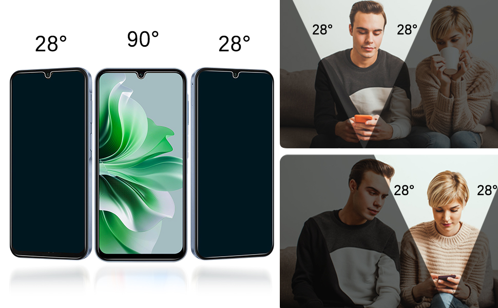 Amazon.com: Bencuku (2 Pack Privacy Screen Protector for Samsung Galaxy A15 5G and Galaxy A15 6. ...