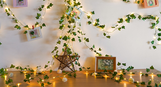 Amazon.com: suddus Vines with Light for Bedroom, 200 LED Fairy Lights ...