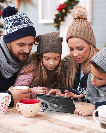 Amazon.com: YUNHUASM[Camera Invisible Stand & Slide Pop-up Lock Magnetic Privacy Case for iPhone ...