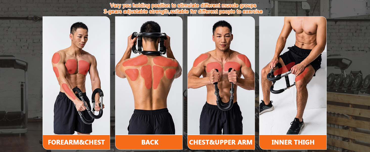 Amazon.com: Adjustable Twister Arm Trainer - 30-50kg (60-110lbs) Resistance, Portable Power Bar ...