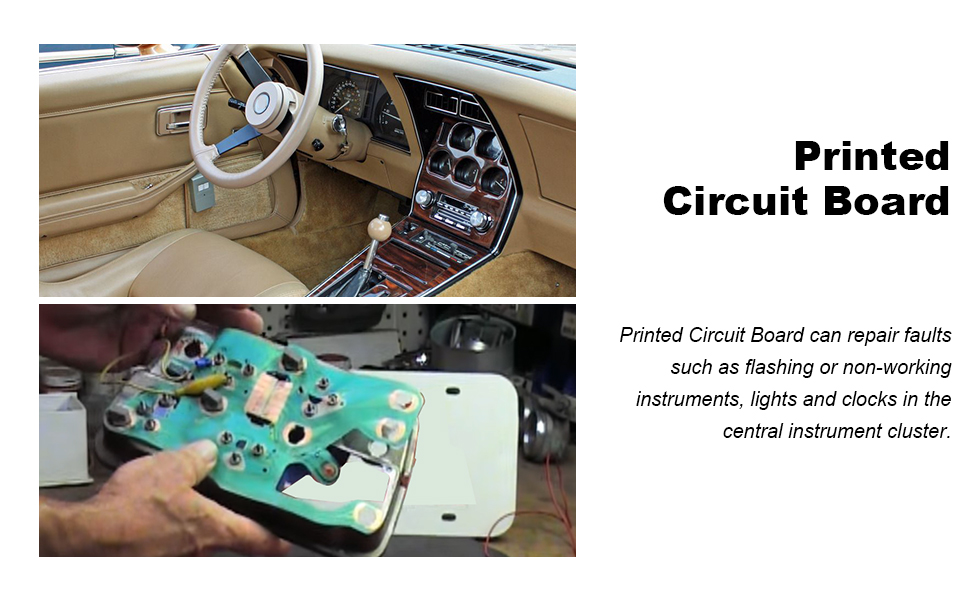 Amazon.com: Printed Circuit Board Fits for Corvette C3 1977-1982 Gauge ...