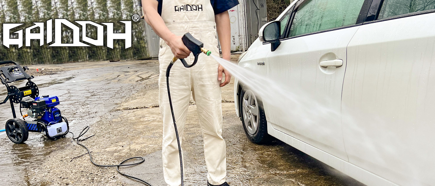 Amazon | 高圧洗浄機エンジン式 Gaidoh エンジ 付き高圧洗浄機 19Mpa 4つの噴射パターン 給水機能付 洗車 定格吸水量9.0L/min ハイパワーなエンジン 高出力4 ...