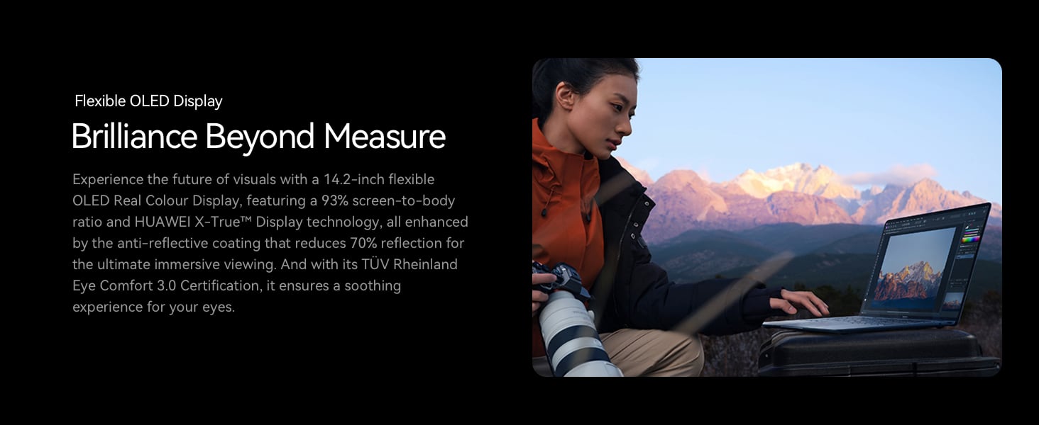 HUAWEI MateBook X Pro Core Ultra, 980g Ultralight Skin-Soothing Metallic body, Intel Core Ultra ...