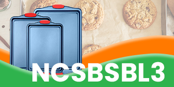 Amazon.com: NutriChef 3-Piece Nonstick Cookie Sheets for Baking ...
