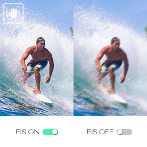 AUSEK® 4K Action Camera 60fps with Anti-Shake EIS Stabilization, 24MP Photo Resolution, 4X ...