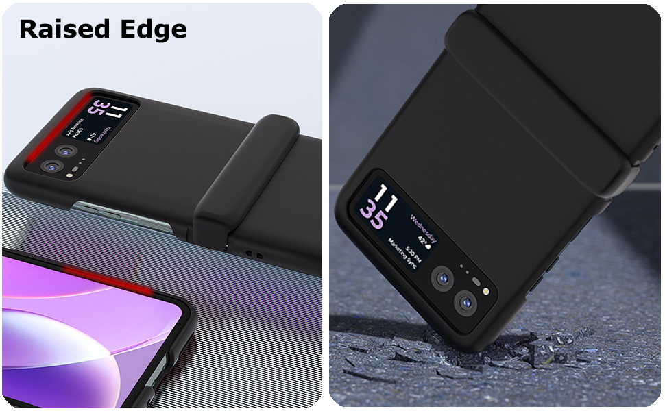 Amazon.com: YQODSZ Motorola Razr 2023 Slim Phone Case Protective Cover Black | for Motorola Razr ...