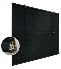 Amazon.com: HIAPES Custom Size Bamboo Blinds for Interior Windows ...