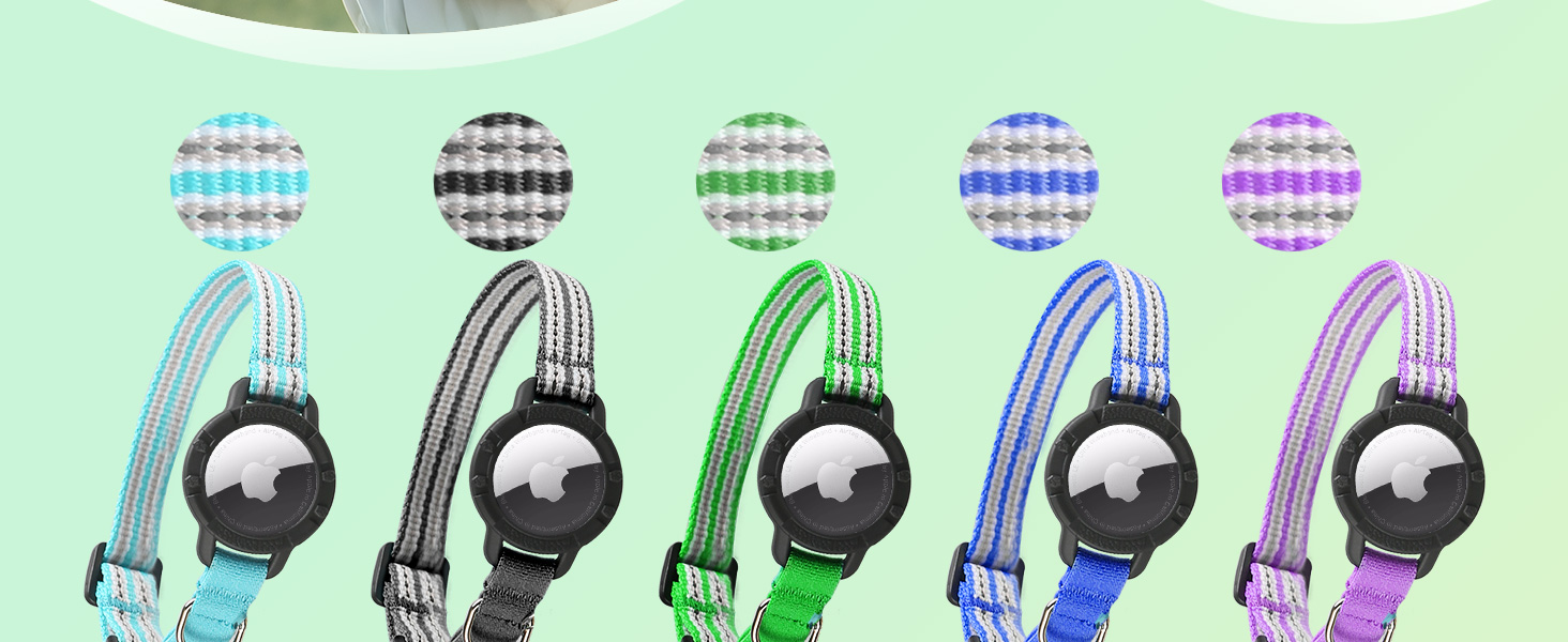 Pet Supplies : AirTag Cat Collar – Reflective Kitten Collars with Integrated Apple Air Tag ...