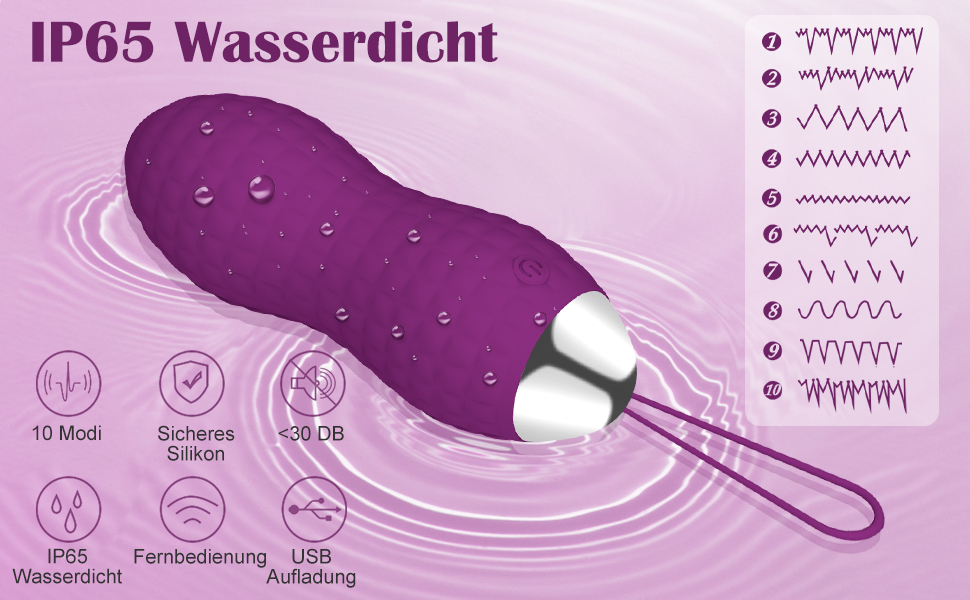 Allmay Liebeskugeln Vibration, Allmay Wasserdicht Bullet-Vibratoren, G punkt und Klitoris ...