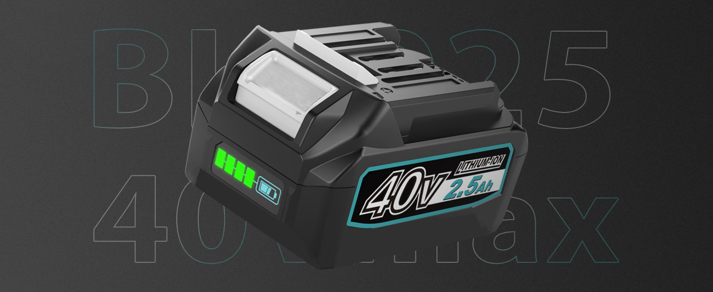 Amazon.co.jp: Boetpcr 互換 マキタ 40v バッテリー BL4025 2500mAh 1個 マキタ 40Vmax バッテリー BL4025 BL4040 BL4060 ...
