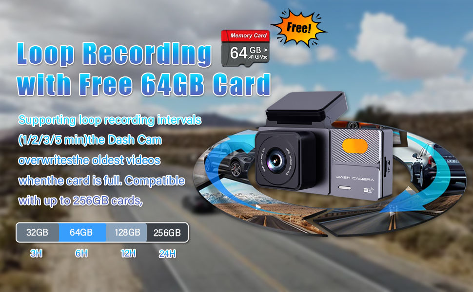Amazon.com: Joyanksd K03 On-Dash Cameras - Front and Rear Dash Cam for Cars, 4K Dual DashCam ...