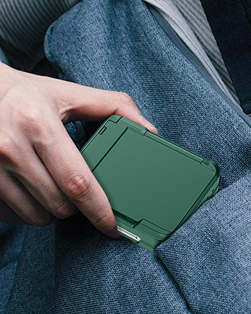 CENMASO for Samsung Galaxy Z Flip 6 Case Built-in Card Holder, Z Flip 6 Wallet Case with Hinge ...