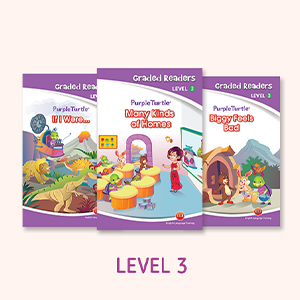Buy Purple Turtle Graded Reader Box (36 Books in a box) Level 1,2 & 3 ...