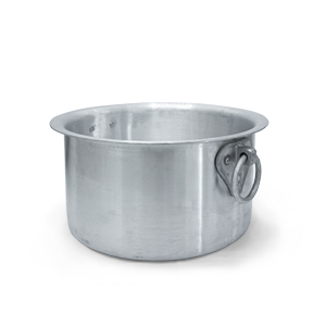 Buy GONATURS Heavy Aluminium Biryani Handi | 19IN Silver Aluminium Cooking Vessel | 3.77KG ...