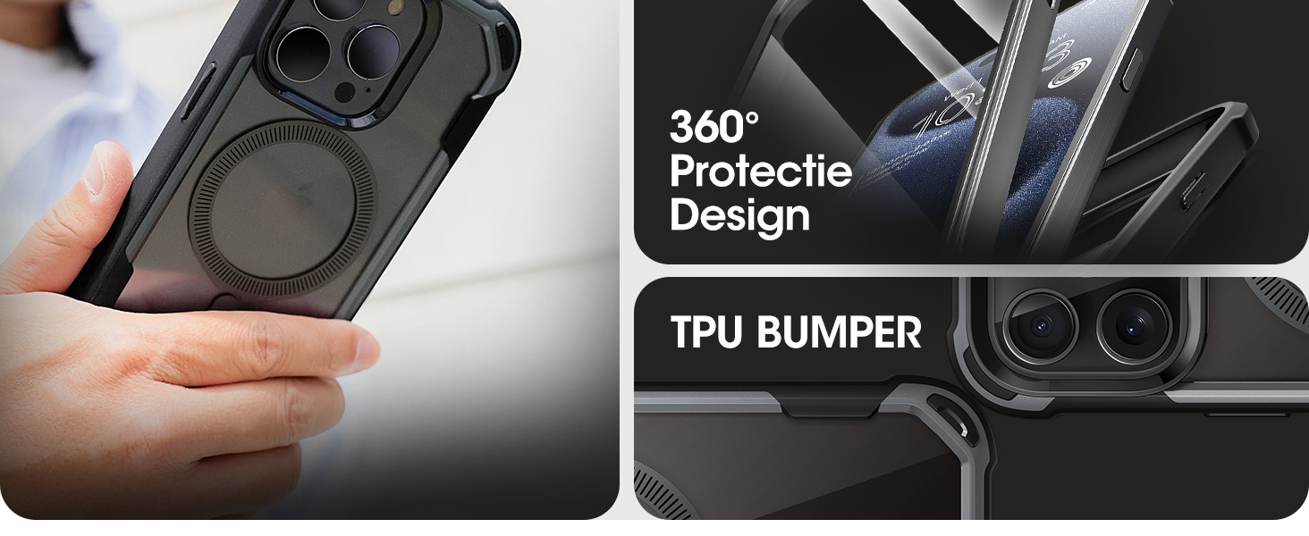 Amazon.com: i-Blason Ares Magnetic for iPhone 15 Pro Max Case MagSafe with Built-in Screen ...