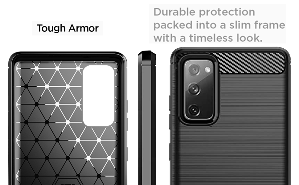 Samsung Galaxy S20 FE Case, Samsung S20 FE 5G Case, with HD Screen Protector, HNHYGETE Soft Slim ...