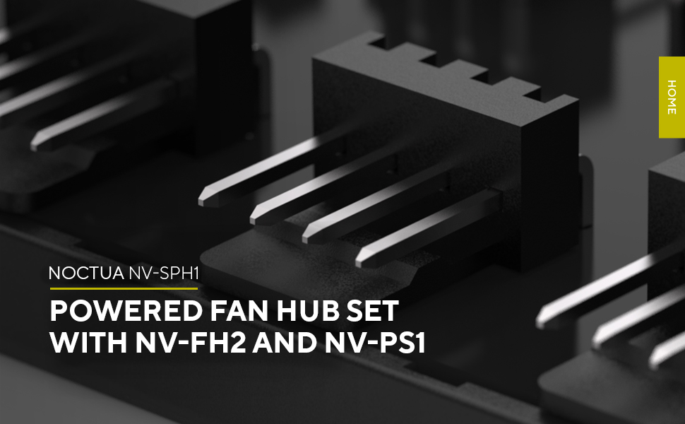 Amazon.com: Noctua NV-SPH1, Powered Fan Hub Set with NV-PS1 230/115V AC to 12V DC Power Supply ...