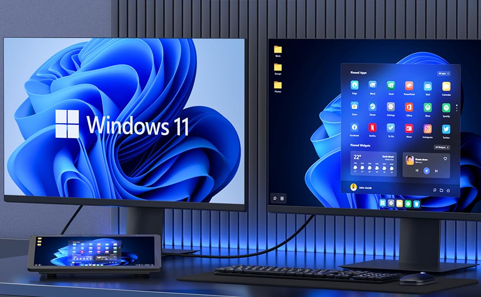 HEIGAOLAPC 10.1 Inch Touchscreen Mini PC With Battery, Win 11 Pro ...