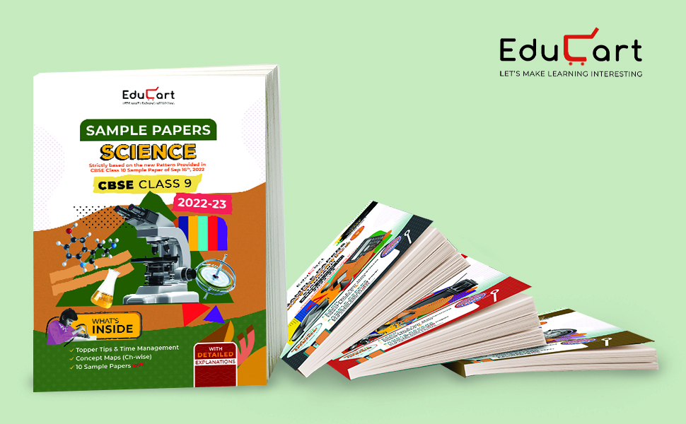 Educart CBSE Class 9 SCIENCE Sample Papers 2022-23 (New Pattern ...