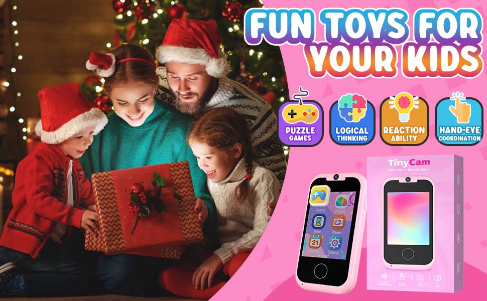 Amazon.com: Eltrynic Kids Smart Toy Phone Girls Toy, Toddler ...