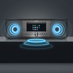 MEDION P66400 All in One Audio System (Internetradio, DAB+, CD/MP3 ...