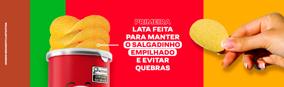 Salgadinho Batata Frita Pringles® Original 104g : Amazon.com.br: Alimentos e Bebidas