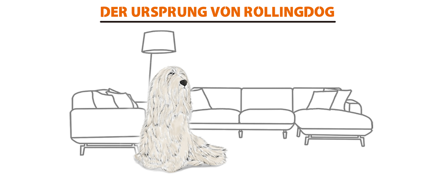 ROLLINGDOG 7" (18cm) Paint Roller with 3 Roller Covers (Value Pack ...