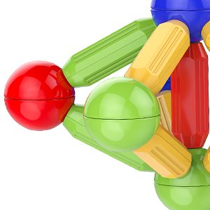 Amazon.com: MAGDIY Magnetic Blocks Kids Games Toys for 3+ Year Old Boy and Girl, Magnetic Sticks ...