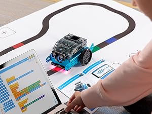 Amazon.com: Makeblock mBot2 Rover Robotics Kit, Interactive Emo Robot ...